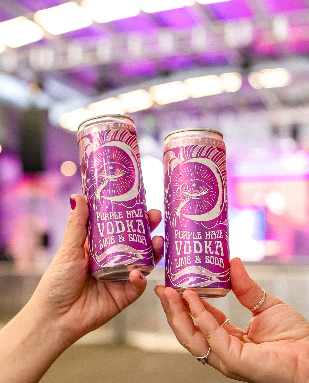 Purple Haze Vodka Lime and Soda 330mls - 24 pack – Miami Booze Traders